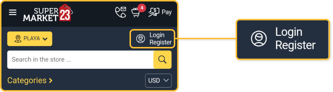 How to Signing Up on Supermarket23 – Guide